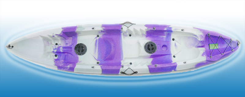 Easy Kayaks Family Kayak (2+1) - Lilac and White - Easy KayaksEasy Kayaks